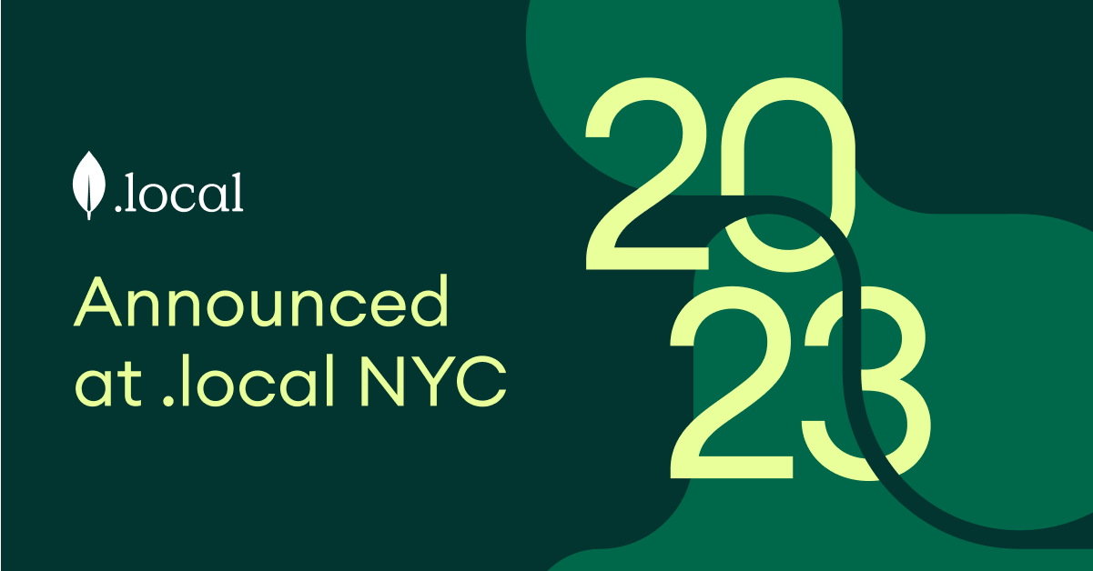 Resumen de anuncios de productos en MongoDB.local Nueva York 2023 | MongoDB Blog